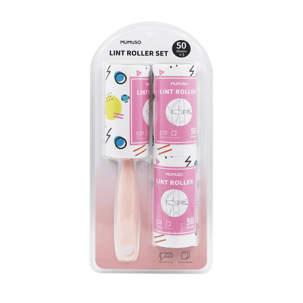 LINT ROLLER SET 150 Sheets – Mumuso Jordan