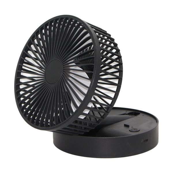Foldable USB Desk Fan Black Storage Base – Mumuso Jordan