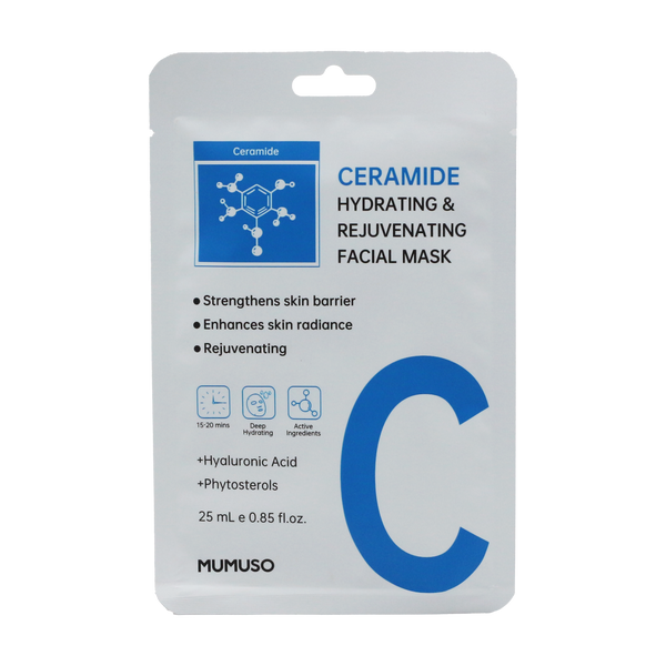 Ceramide Hydrating & Rejuvenating Facial Mask – Mumuso Jordan